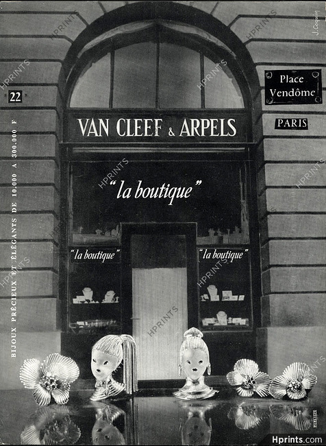 Van Cleef & Arpels 1955 La Boutique, Place Vendôme, Photo Jean