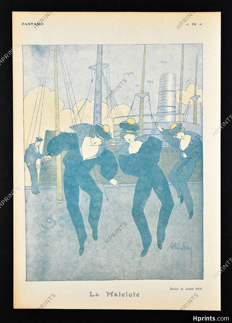 La Matelote, 1916 - Female Sailors, André Foy — Fantasio