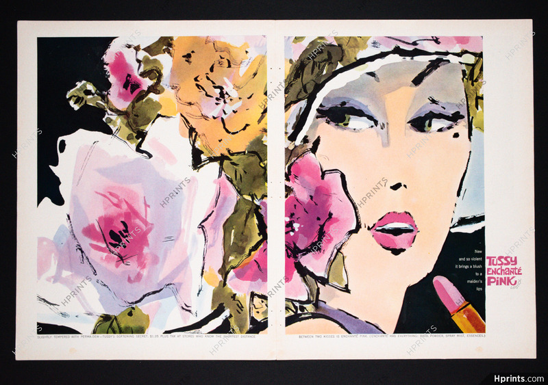 Tussy Cosmetics — Vintage original prints and images