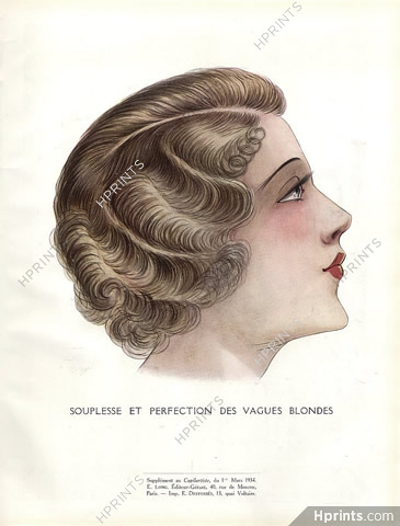 Le Capilartiste (Hairstyle) 1934 René Rambaud, Croisat,
